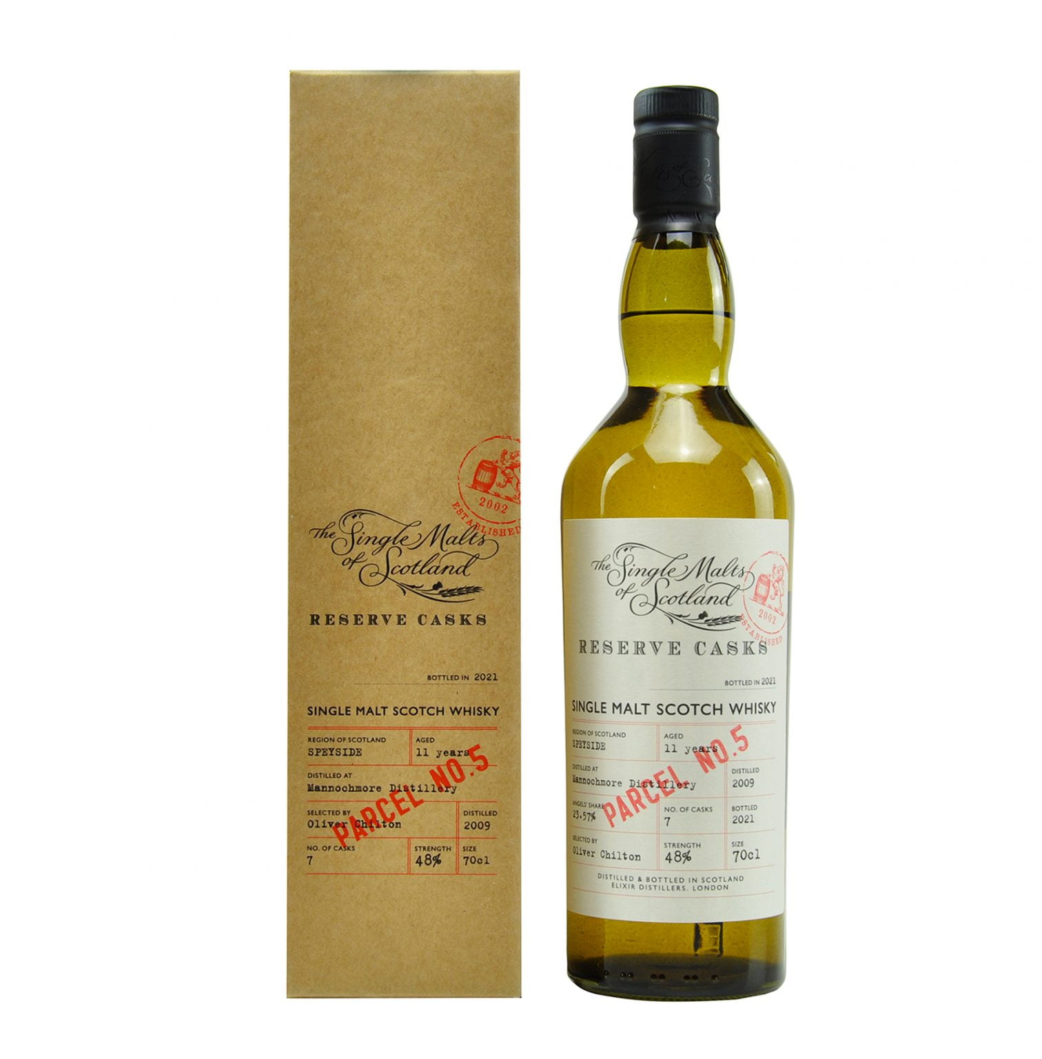 Mannochmore 11y – Reserve Cask – The Single Malts of Scotland – 10cl ...