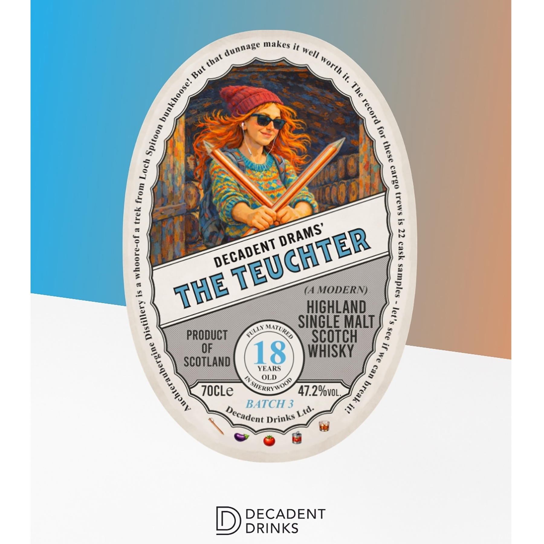 The Teuchter 18 Jahre (Tomatin) – Sherry Wood – Batch 3 – 10cl Sample ...